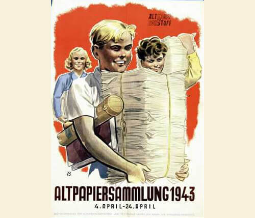 Propaganda-nazista-coletor-papel-ariano - Marketing Com Café